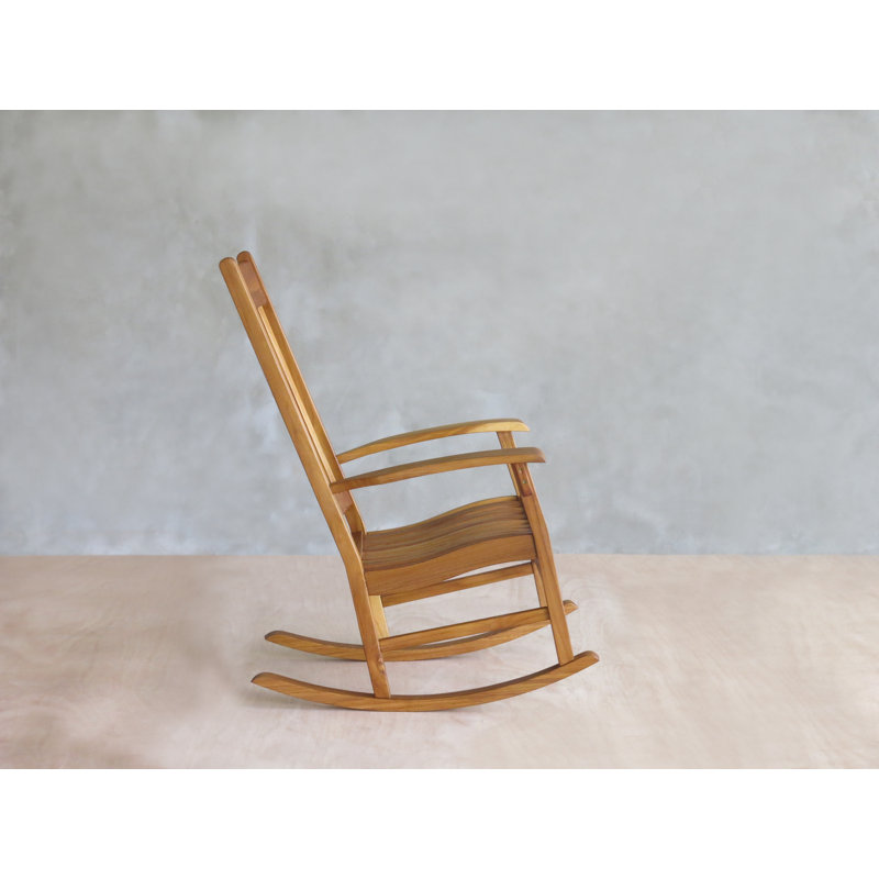 MasayaCo. Zelaya Solid Wood Rocking Chair | Wayfair